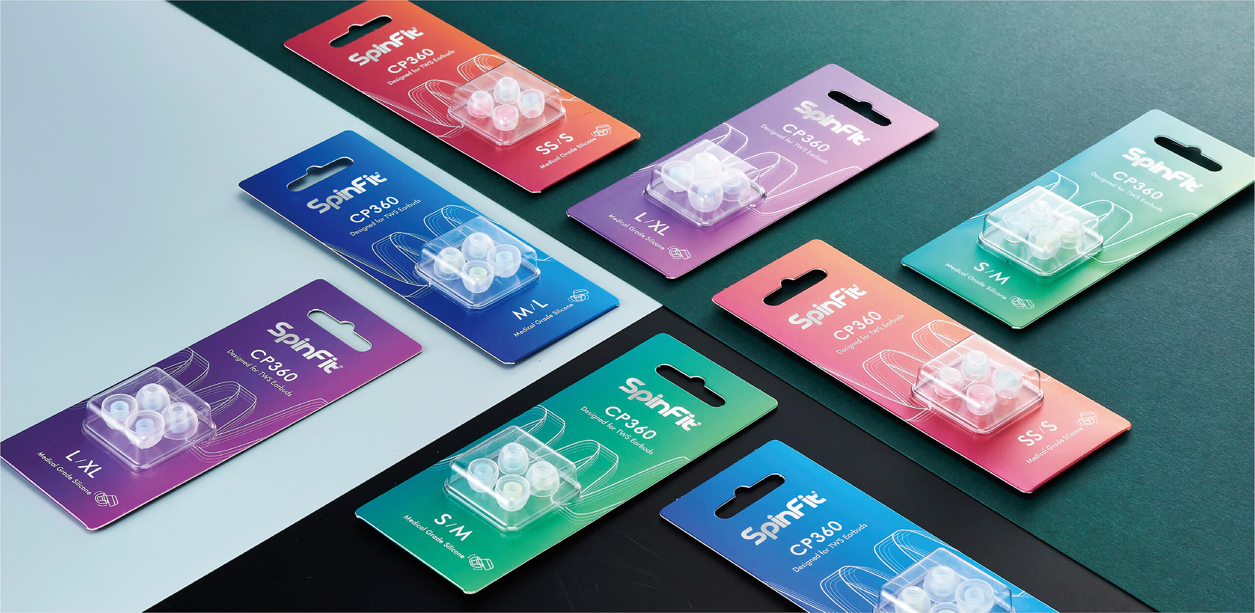 SpinFit包裝識別形象規劃設計- SpinFit CP360 | 名象品牌形象策略